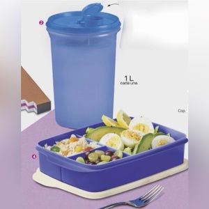 Tupperware | Kitchen | Tupperware Lunch Container Water Bottle Set ...